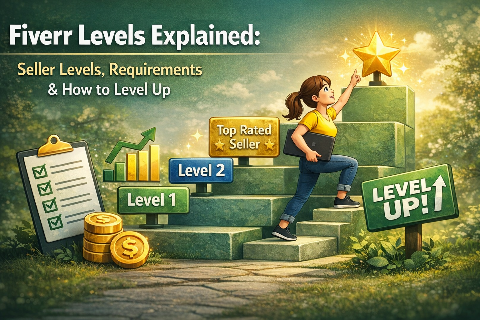 Fiverr Seller Levels 2026: How to Level Up Fast