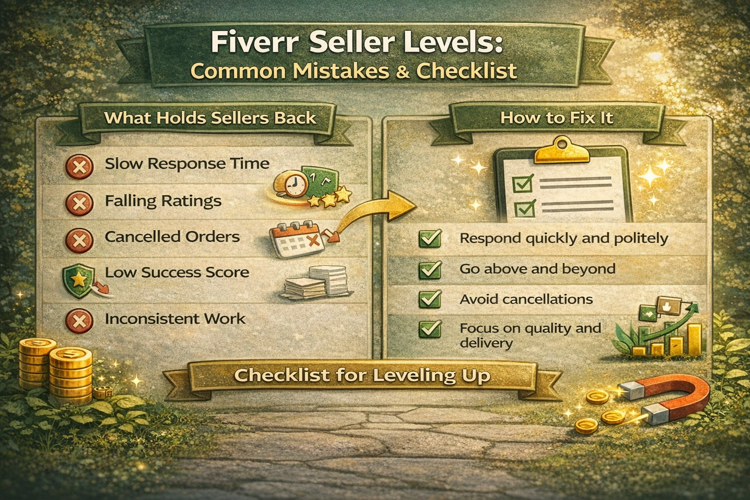Fiverr Seller Levels 2026: How to Level Up Fast